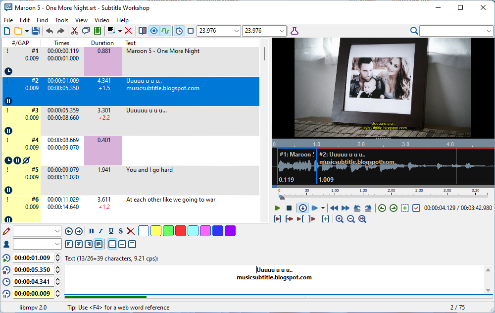 GitHub - URUWorks/SubtitleWorkshop: The most complete, efficient and ...
